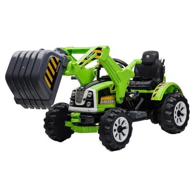 China 6V7AH Battery Ride On Excavator Digger Scooper Toy for Kids Outdoor Fun 148cm for sale