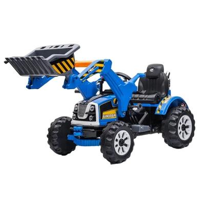 China 6V 12V Battery Powered Ride On Digger Truck for Kids Remote Control Electric Car 141cm for sale