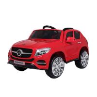 China 12V Electric Ride On Car for Kids 4 Wheel Shock Absorbers Black Paint Red Battery Powered for sale