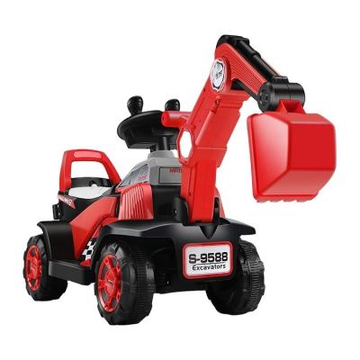 China Children Electric Tractor Ride On Car with Battery Operated Excavator for Ages 0-7 Years for sale