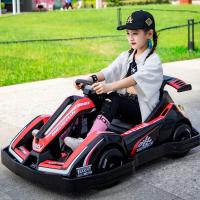 China Kids Electric Go Kart Car 12V Battery 4 Wheels Ride On Toy for Ages 3-8 Remote Control for sale