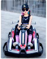 China Kids Electric Go Kart Car 12V Battery 4 Wheels Ride On Toy for Ages 3-8 Remote Control for sale