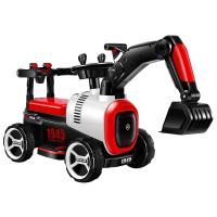China Plastic Kids Electric Ride On Slide Excavator Truck 110cm Battery Powered Toy for Children for sale
