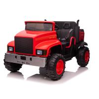 China 12V Electric Ride On Car Tractor for Kids 2-4 Years with Rear Bucket Green Black for sale