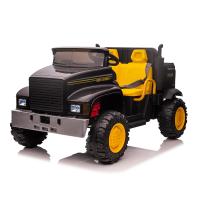 China 12V Electric Ride On Car Tractor for Kids 2-4 Years with Rear Bucket Green Black for sale