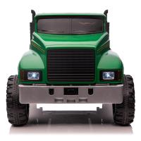 China 12V Electric Ride On Car Tractor for Kids 2-4 Years with Rear Bucket Green Black for sale