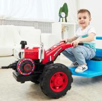 China 12V Electric Kids Ride On Tractor Car with Battery 380 Motor for Ages 2-7 for sale