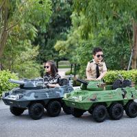 China 12V Kids Electric Ride On Tank Armored Car with 4WD Remote Control for Children Ages 2-7 for sale