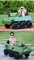 China 12V Kids Electric Ride On Tank Armored Car with 4WD Remote Control for Children Ages 2-7 for sale