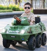 China 12V Kids Electric Ride On Tank Armored Car with 4WD Remote Control for Children Ages 2-7 for sale