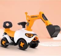 China Children Plastic Electric Excavator Ride On Car 6V380 Motor 6V4.5AH Battery Outdoor Toy for sale