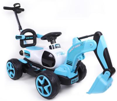 China 6V380 Clutch Motor Electric Ride On Toy Excavator with Digging Arm for Kids 2-7 Years for sale