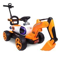 China 6V380 Clutch Motor Electric Ride On Toy Excavator with Digging Arm for Kids 2-7 Years for sale