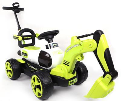 China Electric Ride On Toy Car for Kids Bulldozer Excavator 6V4.5AH Battery 12.5KG for sale