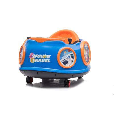 China 6V Baby Electric Ride On Bumper Car with 2.4G Remote Control Rocking Function 25kg Capacity for sale