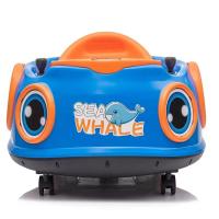 China 6V Battery Powered Ride On Bumper Car for Children Blue 76x65x65cm 25kg Capacity for sale