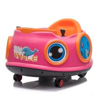 China 6V Battery Powered Ride On Bumper Car for Children Blue 76x65x65cm 25kg Capacity for sale
