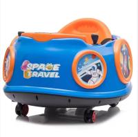 China 6V Battery Powered Ride On Bumper Car for Children Blue 76x65x65cm 25kg Capacity for sale
