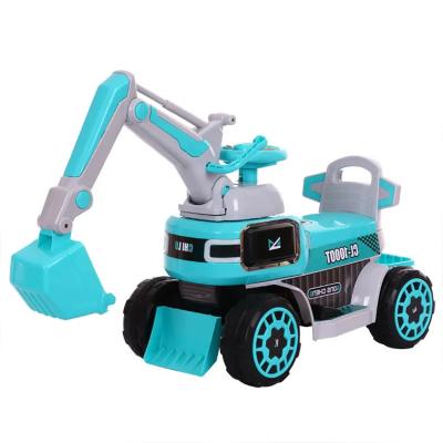 China Kids Electric Ride On Car Excavator 6V Battery Powered Toy with Digging Arm 5.6kg for sale