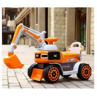 China Kids Electric Ride On Car Excavator 6V Battery Powered Toy with Digging Arm 5.6kg for sale