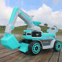China Kids Electric Ride On Car Excavator 6V Battery Powered Toy with Digging Arm 5.6kg for sale