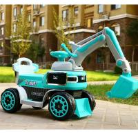 China Kids Electric Ride On Car Excavator 6V Battery Powered Toy with Digging Arm 5.6kg for sale