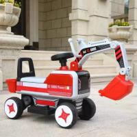 China PP Plastic 6V Battery Electric Excavator Ride On Toy for Kids Aged 3-7 Years 97x33x56 cm for sale