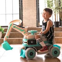 China PP Plastic 6V Battery Electric Excavator Ride On Toy for Kids Aged 3-7 Years 97x33x56 cm for sale