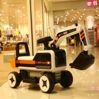 China PP Plastic 6V Battery Electric Excavator Ride On Toy for Kids Aged 3-7 Years 97x33x56 cm for sale
