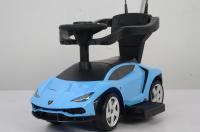 China PP Plastic Blue Rechargeable Baby Vintage Ride On Car 23kg Max Loading 2-6 Years for sale