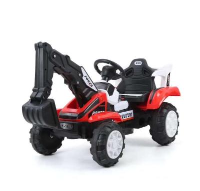 China Kids Electric Tractor Ride On Car 6V Battery Powered with Music Player for Children Ages 5-7 for sale