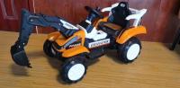 China Kids Electric Tractor Ride On Car 6V Battery Powered with Music Player for Children Ages 5-7 for sale