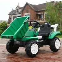 China 6V Ride On Electric Tractor Toy Car for Kids Unisex 102cm with Music and Shock Absorption for sale