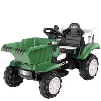 China 6V Ride On Electric Tractor Toy Car for Kids Unisex 102cm with Music and Shock Absorption for sale