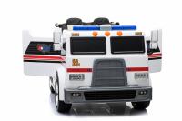 China 12V Battery Operated Ride On Ambulance Toy for Kids 3-8 Years 136x80x73cm for sale