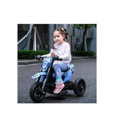 China Blue Kids Electric Ride On Car 86x50x56cm with Lights Music 20W Motor for Ages 2-7 for sale