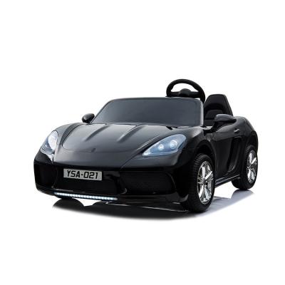 China Kids Electric Ride On Car 12V 2 Seats 2.4G Remote Control High Low Speed Black for sale
