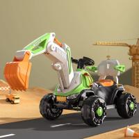 China LED Headlights Dynamic Music Ride On Construction Truck Car for Kids 6V380 Motor 3-8 Years for sale