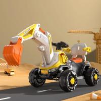 China LED Headlights Dynamic Music Ride On Construction Truck Car for Kids 6V380 Motor 3-8 Years for sale
