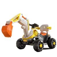 China 6V Electric Ride on Construction Truck Car for Kids with LED Headlights and Dynamic Music for sale