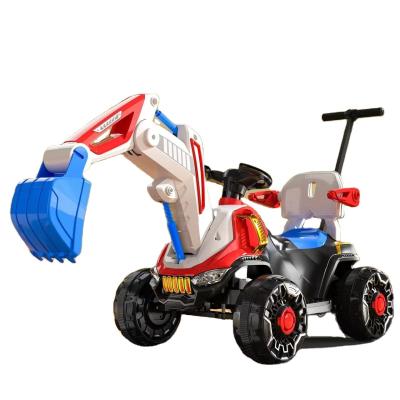 China 2.4G Bluetooth Remote Control 6V Electric Ride On Construction Truck Car for Kids Ages 3-8 for sale