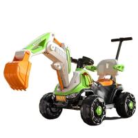 China 2.4G Bluetooth Remote Control 6V Electric Ride On Construction Truck Car for Kids Ages 3-8 for sale