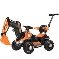 China 2.4G Bluetooth Remote Control 6V Electric Ride On Construction Truck Car for Kids Ages 3-8 for sale