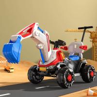 China 2.4G Bluetooth Remote Control 6V Electric Ride On Construction Truck Car for Kids Ages 3-8 for sale