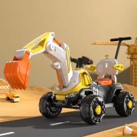 China 2.4G Bluetooth Remote Control 6V Electric Ride On Construction Truck Car for Kids Ages 3-8 for sale