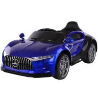China Battery Powered Electric Ride On Car for Kids 3-8 Years Blue Paint 12V Dual Motor for sale
