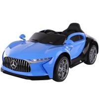 China Battery Powered Electric Ride On Car for Kids 3-8 Years Blue Paint 12V Dual Motor for sale
