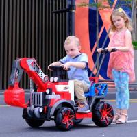 China 6V Electric Ride On Construction Truck Car for Kids with LED Headlights 15kg GW for sale