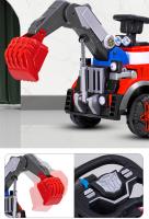 China Unisex 6V Electric Ride On Construction Truck Car with Music for Kids 3-8 Years for sale