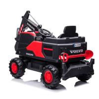 China Unisex Electric Excavator Ride On Car for Kids 2 Seats Children Digger Toy 162cm for sale